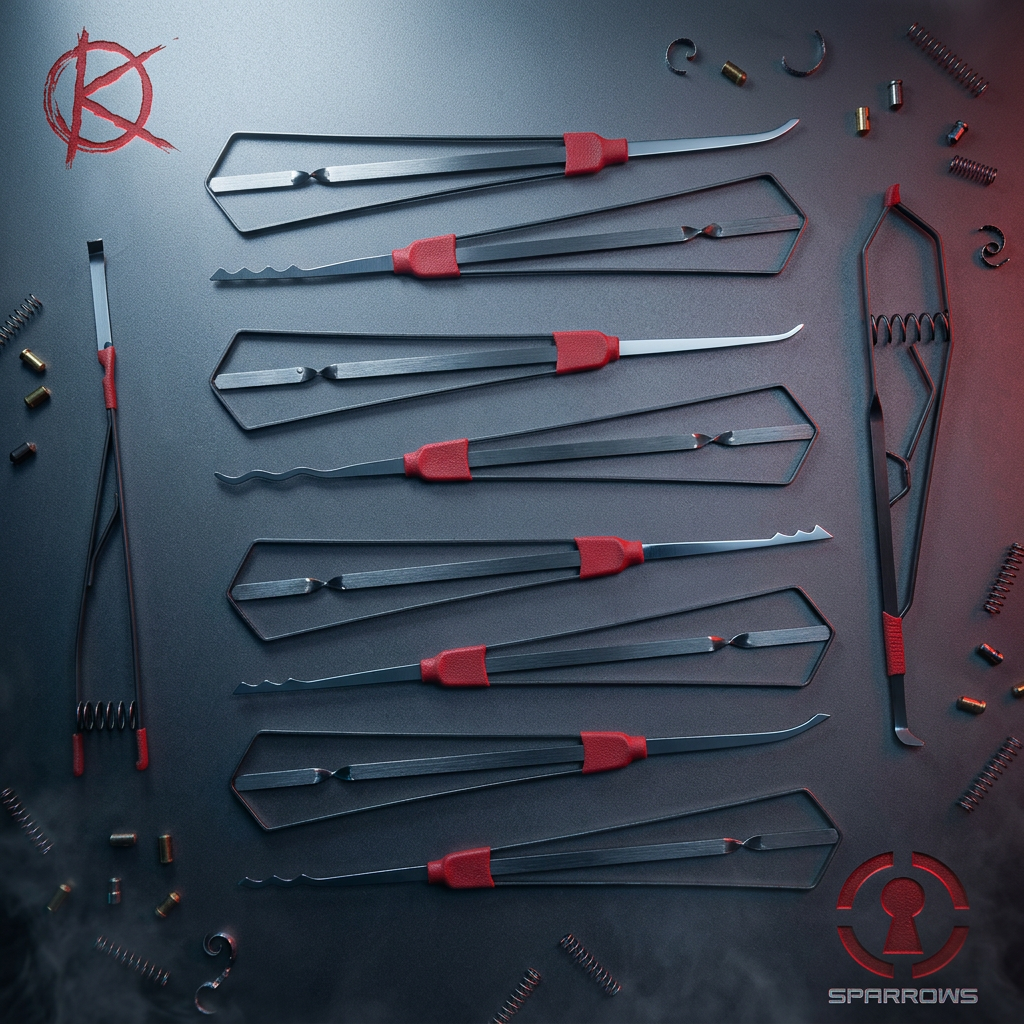 Kirigami lock pick set – SPARROWS Lock Picks