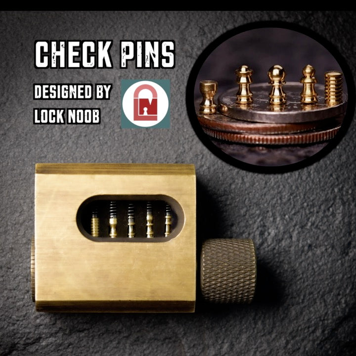 Cut Away Lock With Check Pins | Sparrows Lock Picks – SPARROWS Lock Picks