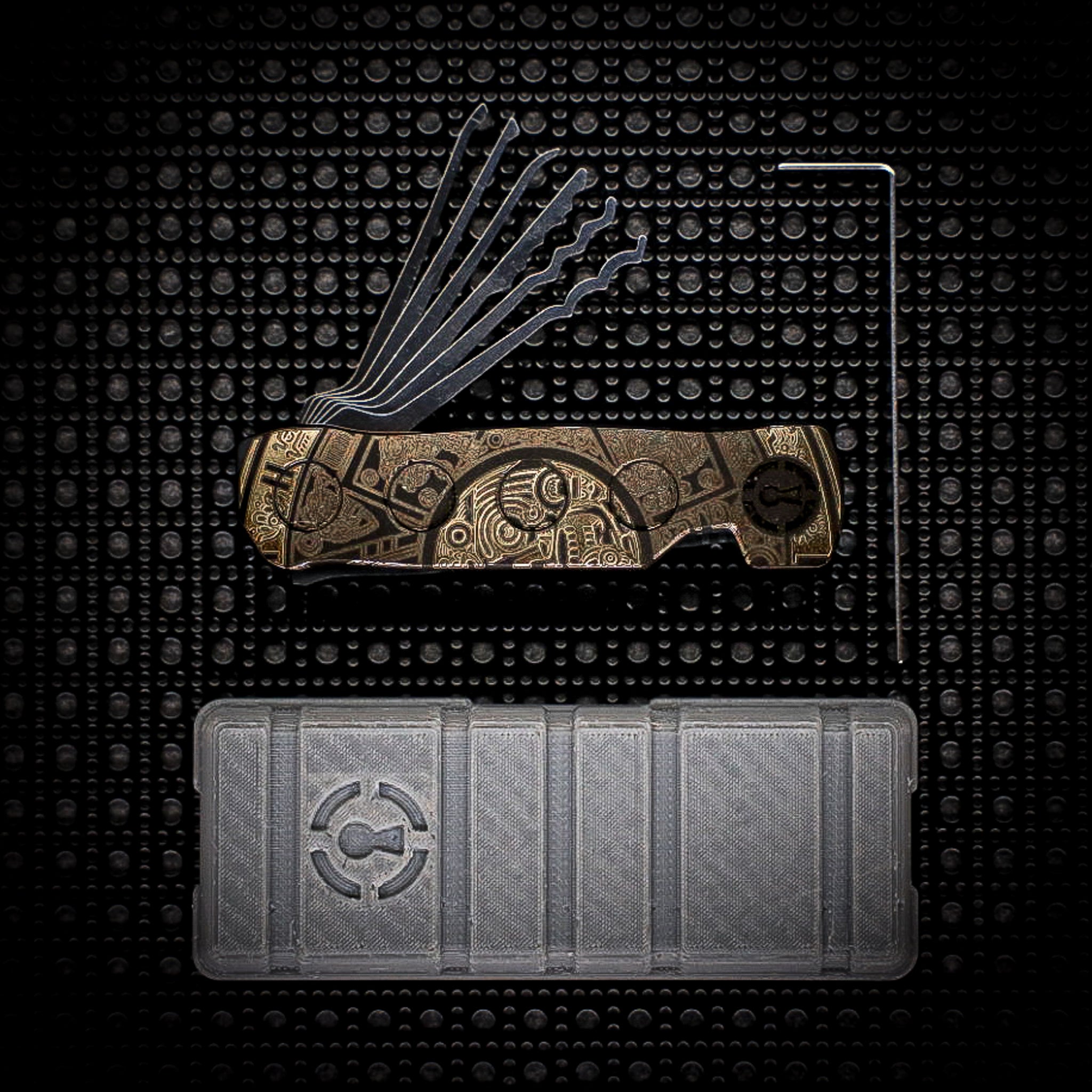 Mayan Laser Engraved Folder – SPARROWS Lock Picks