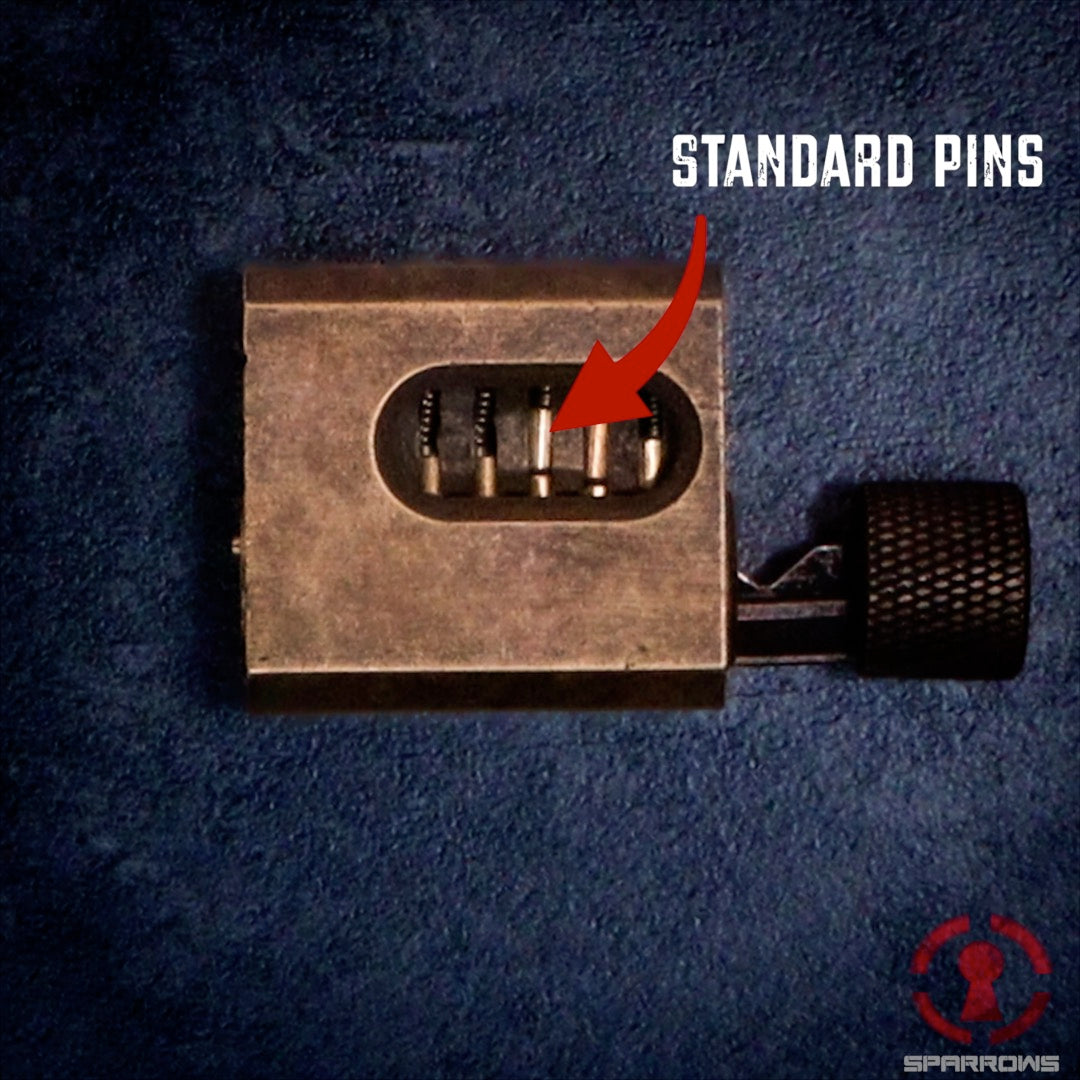 Standard Pin Cut away Lock | Sparrows Lock Picks – SPARROWS Lock Picks